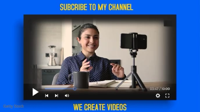 Copy of Blue Digital Display Video | PosterMyWall