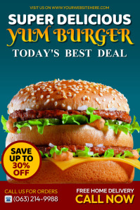 2,740+ yum burger template Customizable Design Templates | PosterMyWall