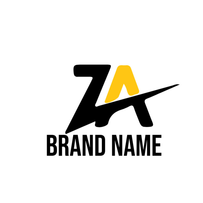 Za-company-brand-monogram-business Logo Template | PosterMyWall