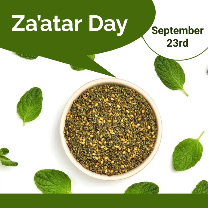 Copia de zaatar day | PosterMyWall
