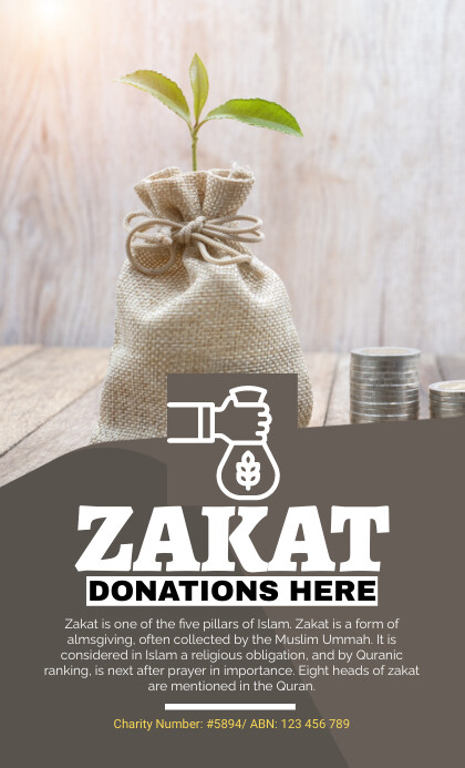 Zakat Flyer Templat | PosterMyWall