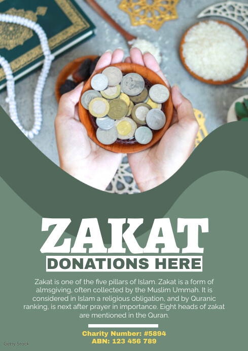 Zakat Flyer Template | PosterMyWall