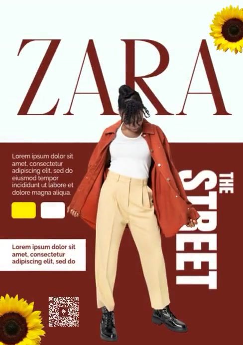 Zara fashion design poster Template | PosterMyWall