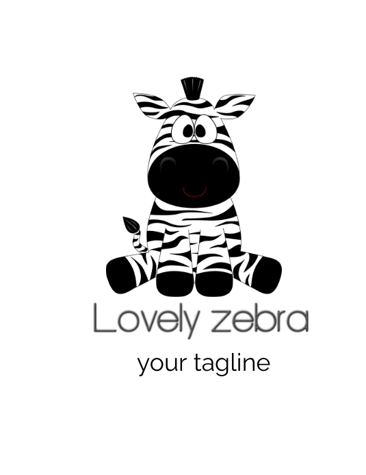 Zebra logo or icon design (1) Template | PosterMyWall