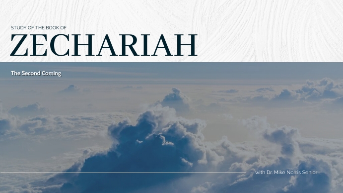 zechariah book series church flyer Template | PosterMyWall