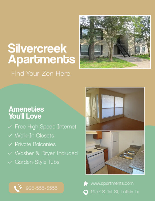 Copy of Zen Apartment Flyer | PosterMyWall