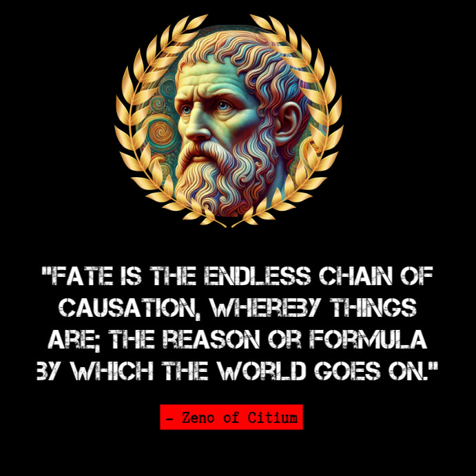 Zeno of Citium Quotation Template | PosterMyWall