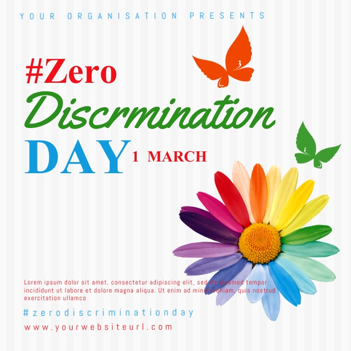 zero discrimination day,diversity Template | PosterMyWall