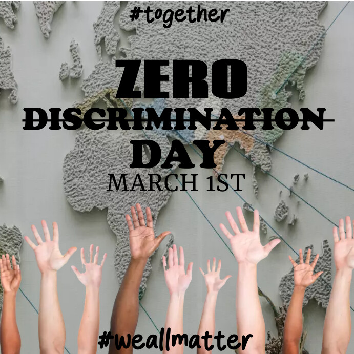 Zero discrimination day Template | PosterMyWall