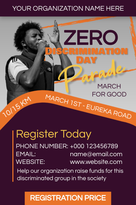 Zero Discrimination Day Event Template | PosterMyWall
