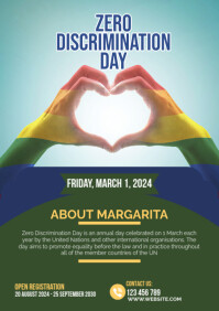 Zero Discrimination Day Poster Template | PosterMyWall