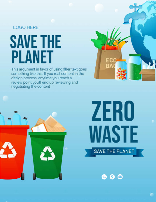 Zero Pollution Template | PosterMyWall