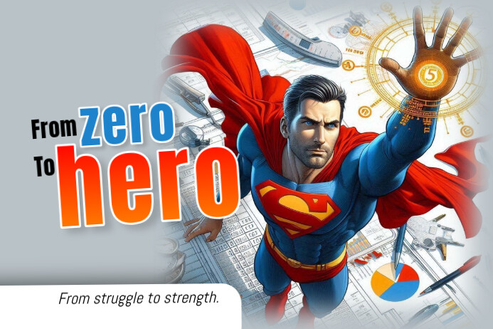 Zero to hero Template | PosterMyWall