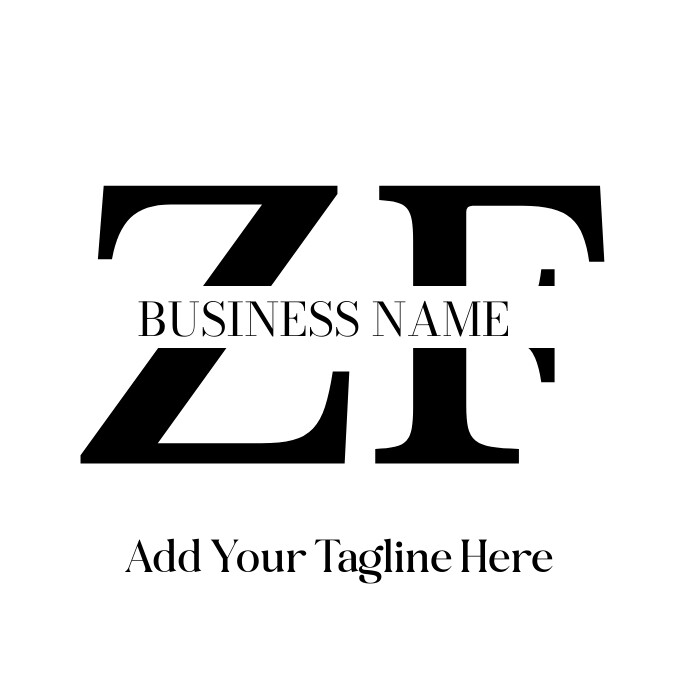 ZF logo template | PosterMyWall