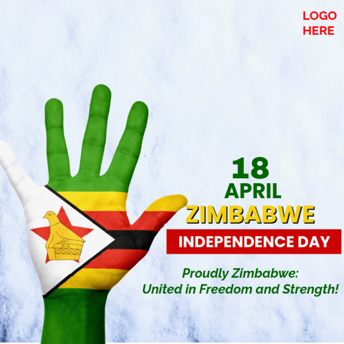 Zimbabwe Independence Day Template | PosterMyWall