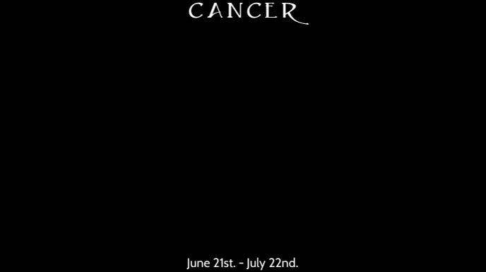 ZODIAC-CANCER Template | PosterMyWall