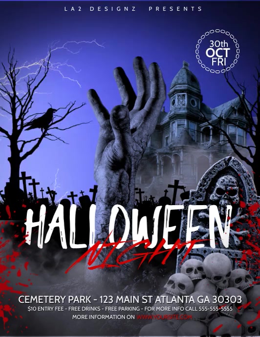 Zombie Hand Flyer v.2 Template | PosterMyWall