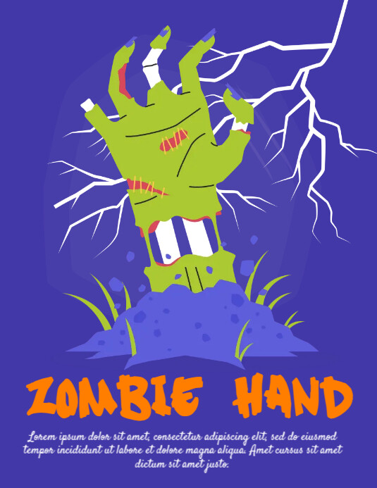 Zombie Party Template | PosterMyWall