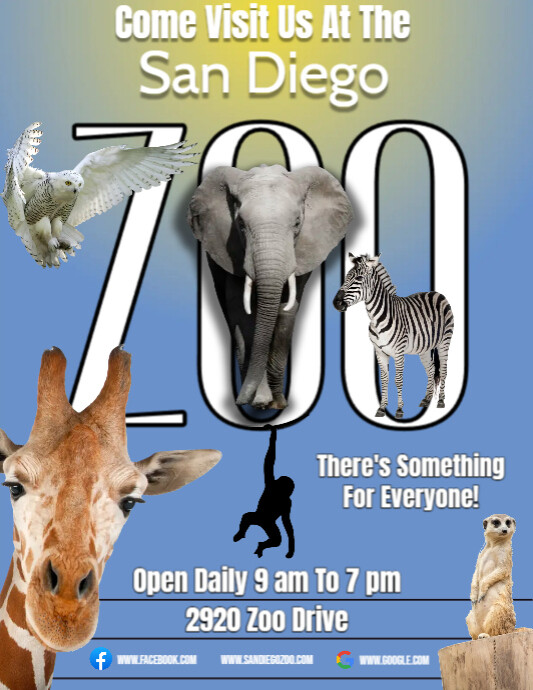 ZOO Template | PosterMyWall