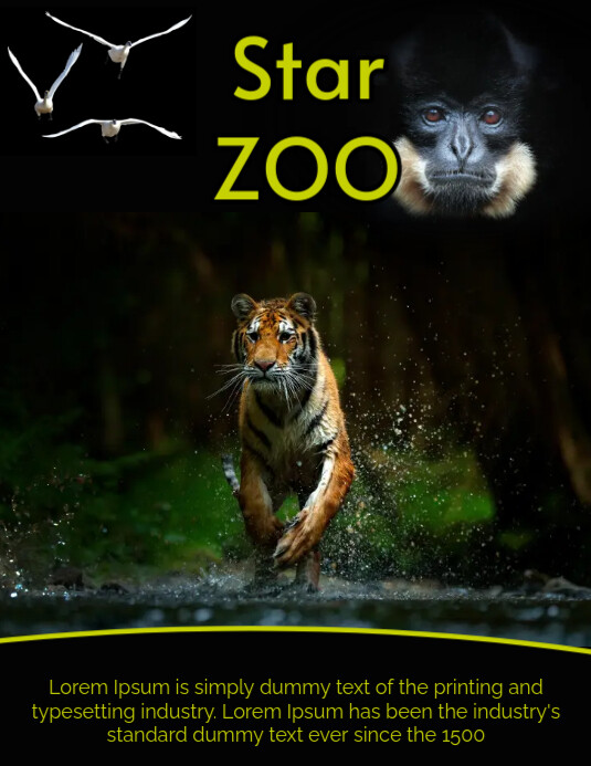 Plantilla de Zoo Shop Flyer | PosterMyWall