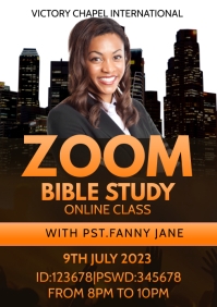 zoom bible study Template | PosterMyWall