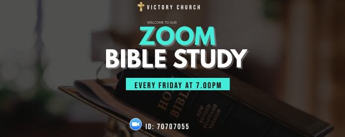 Copy of Zoom Bible Study Template | PosterMyWall
