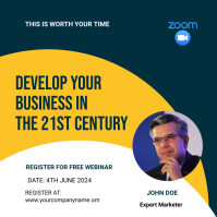 Zoom Conference Template | PosterMyWall