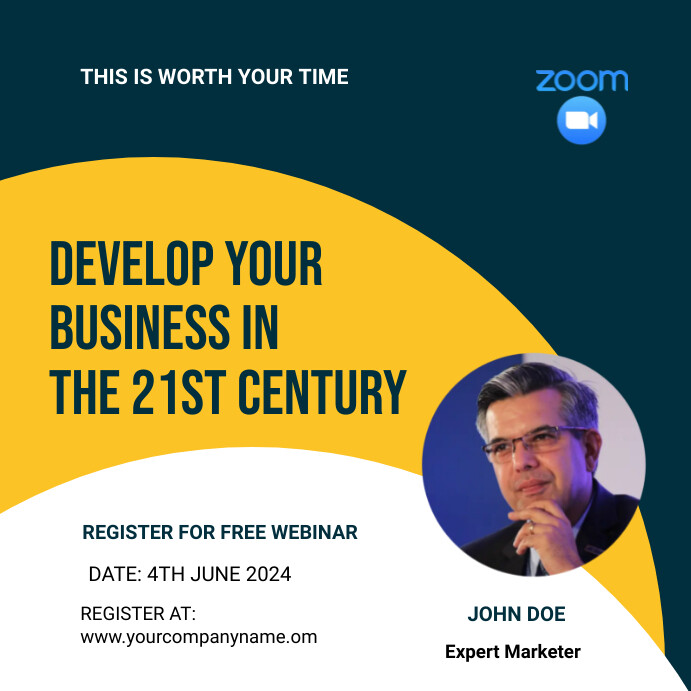 Copy of Zoom Conference | PosterMyWall