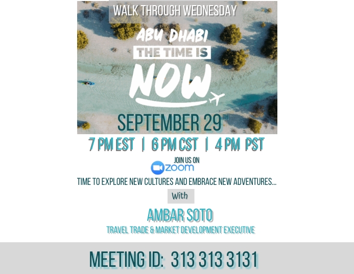 ZOOM EVENT Template | PosterMyWall