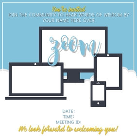 Zoom event Template | PosterMyWall