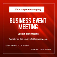 Zoom Meeting flyer Template | PosterMyWall