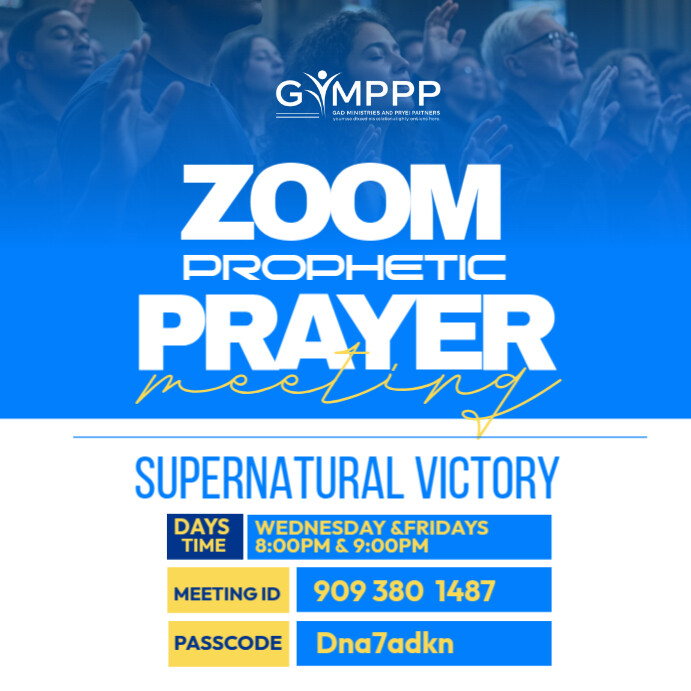 Copy of Zoom Prayer Meeting | PosterMyWall