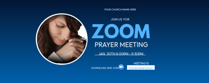 zoom prayer meeting Template | PosterMyWall