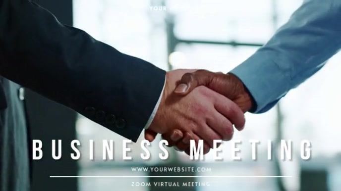 Plantilla de ZOOM VIRTUAL BACKGROUND | BUSINESS MEETING | PosterMyWall