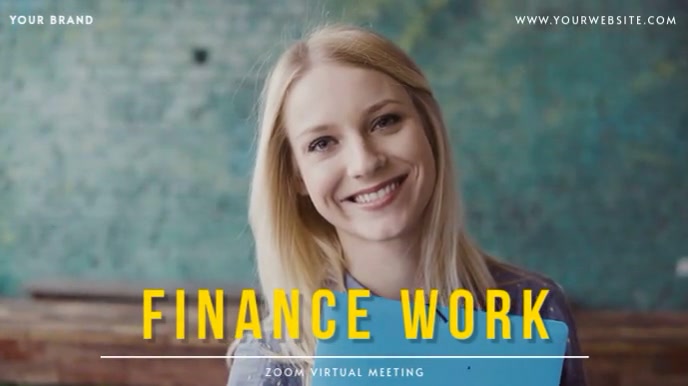 ZOOM VIRTUAL BACKGROUND | BUSINESS MEETING Template | PosterMyWall