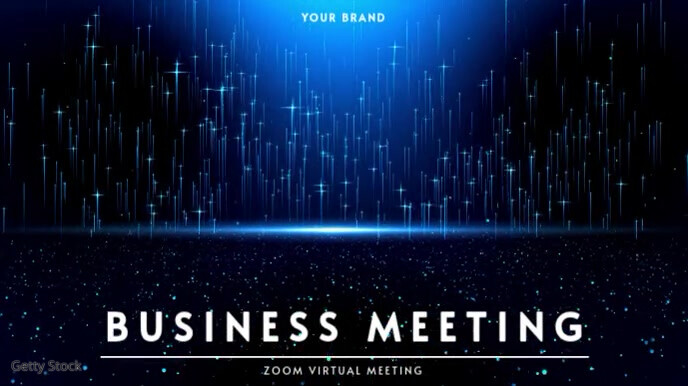 Plantilla de ZOOM VIRTUAL BACKGROUND | BUSINESS VIDEO | PosterMyWall