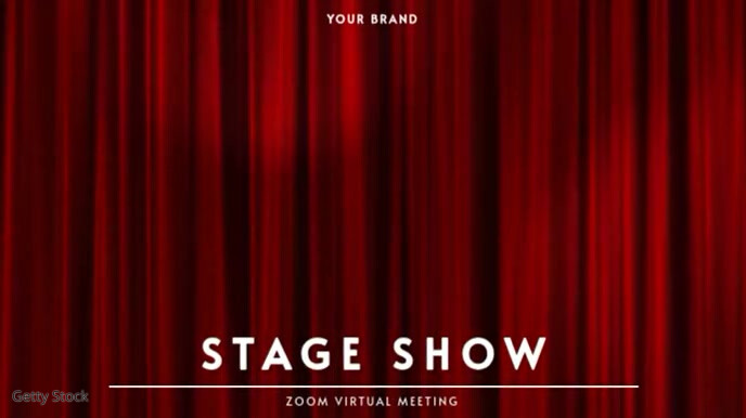 ZOOM VIRTUAL BACKGROUND | ENTERTAINMENT Templat | PosterMyWall
