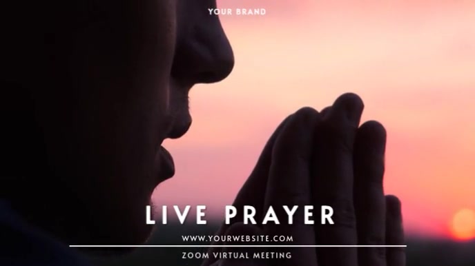 ZOOM VIRTUAL BACKGROUND | PRAYER VIDEO BG Template | PosterMyWall