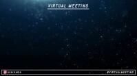 white minimalistic zoom virtual background Template | PosterMyWall