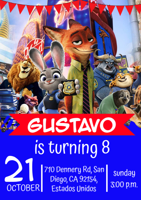 Copy of Zootopia | PosterMyWall