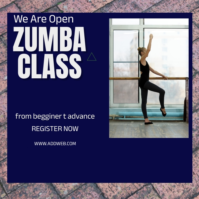 Plantilla de zumba class ads | PosterMyWall