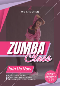 Zumba Class Flyer Template | PosterMyWall