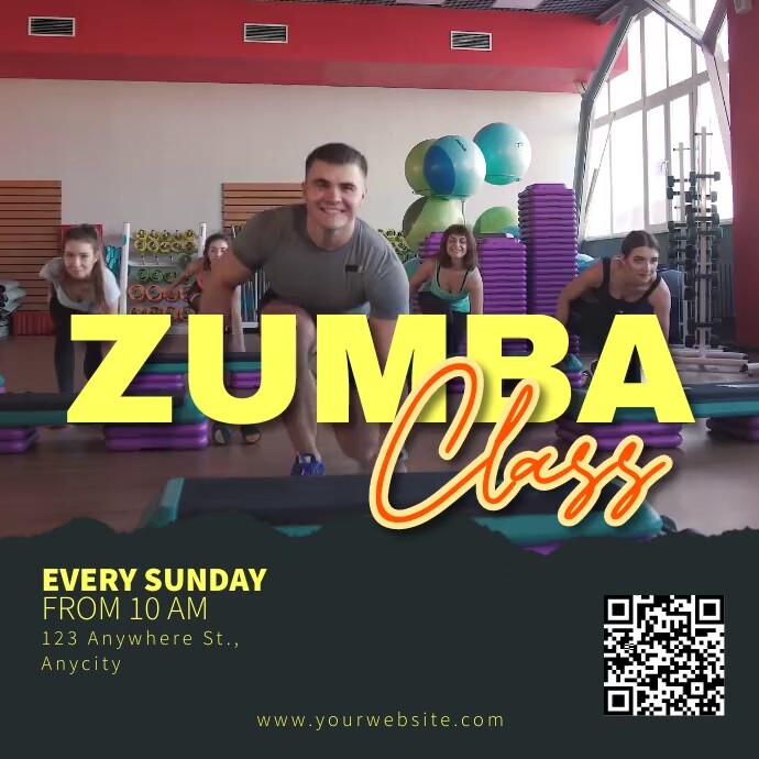 Zumba Class Template | PosterMyWall