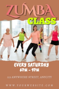 Zumba Classes Template | PosterMyWall