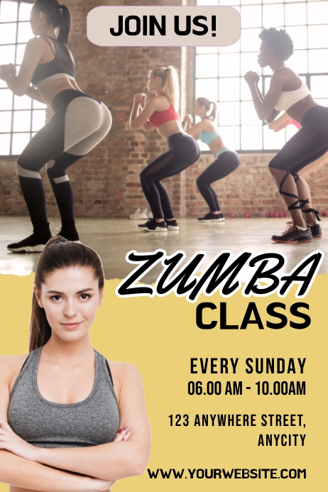 Zumba Classes Template | PosterMyWall