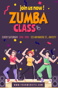 Zumba Classes Template | PosterMyWall
