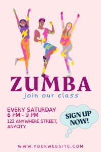 Zumba Classes Template | PosterMyWall