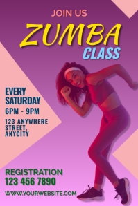 Zumba Classes Template | PosterMyWall