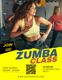 Zumba Classes Template | PosterMyWall