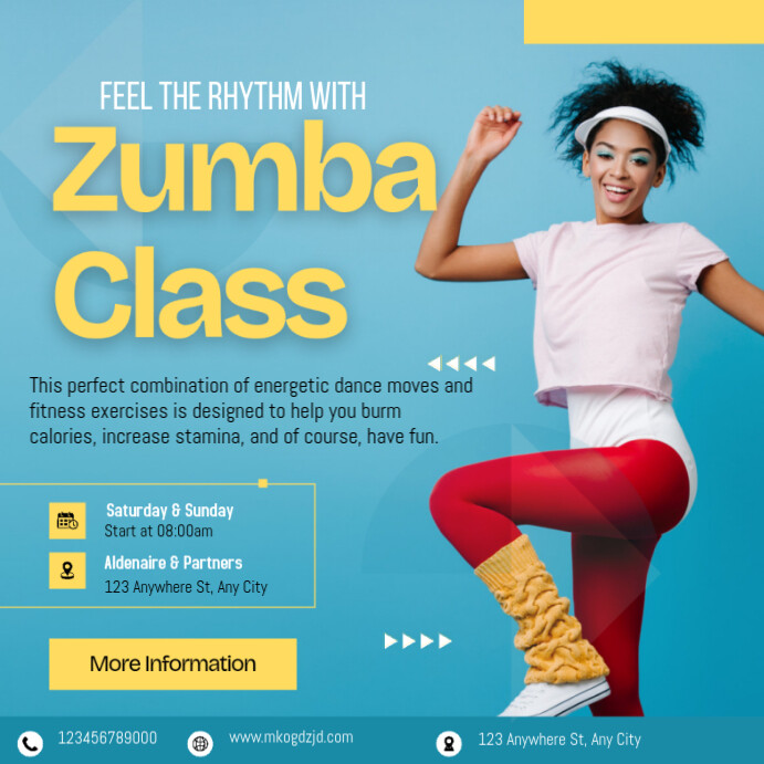 Copy of Zumba classes | PosterMyWall